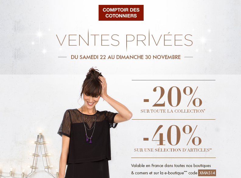 Ventes Privees Comptoir Des Cotonniers 2022